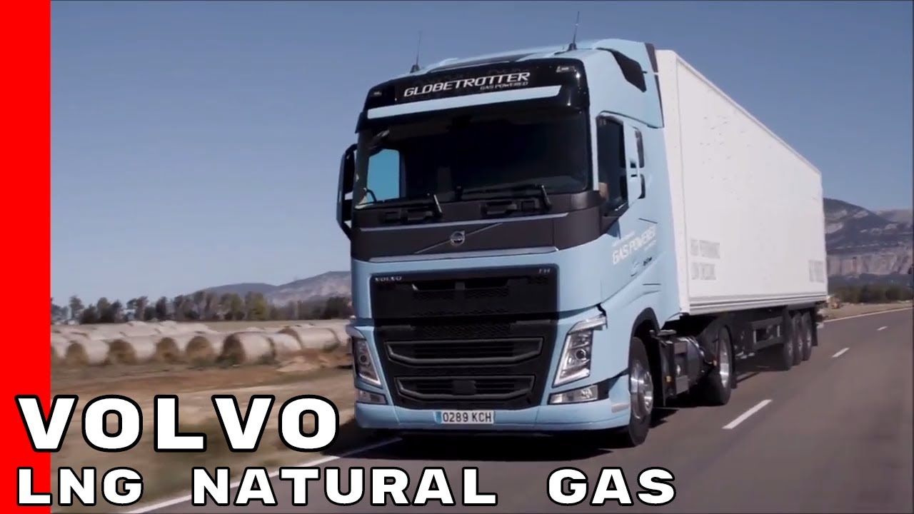 LNG Natural Gas Powered Volvo FH & FM Trucks - YouTube