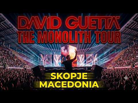 David Guetta Monolith Spectacular show in Skopje, Macedonia