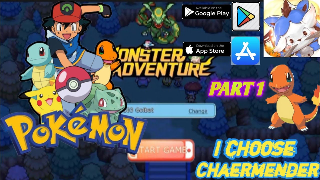 #pokemon#gameplay MONSTER ADVENTURE LET'S GO ON ANDROID 📱📱 - YouTube