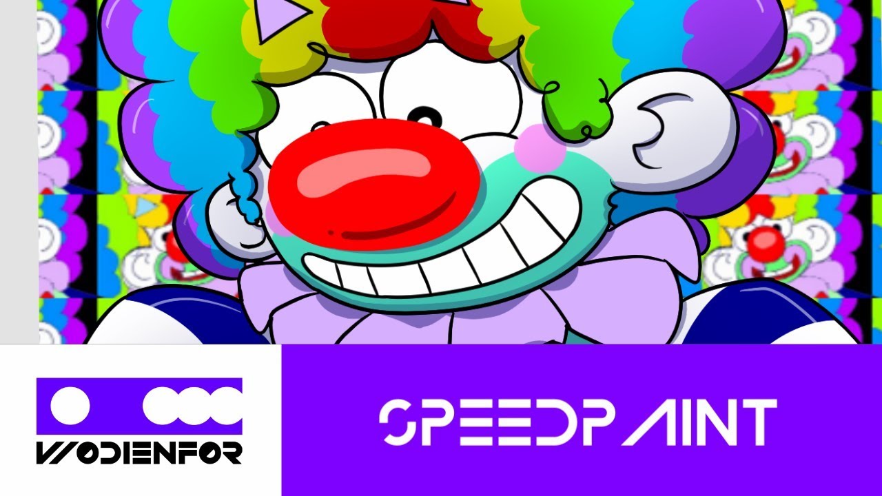 I'M A COOL CLOWN - Digital Cartoon Speedpaint - YouTube