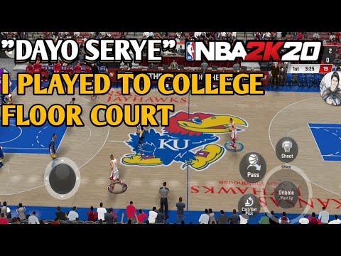NBA 2K20 MOBILE - College floor court tutorial - YouTube