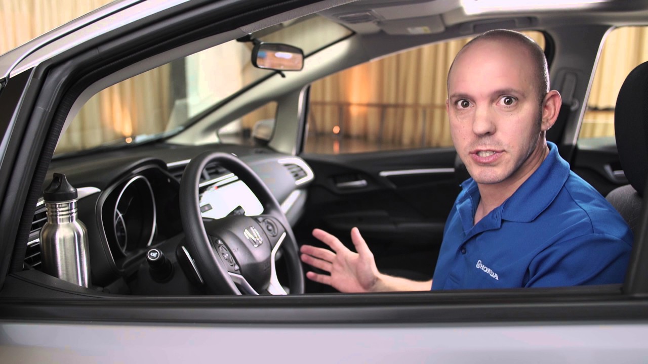 2016 Honda Fit Cup Holders | Lundgren Honda of Auburn - YouTube