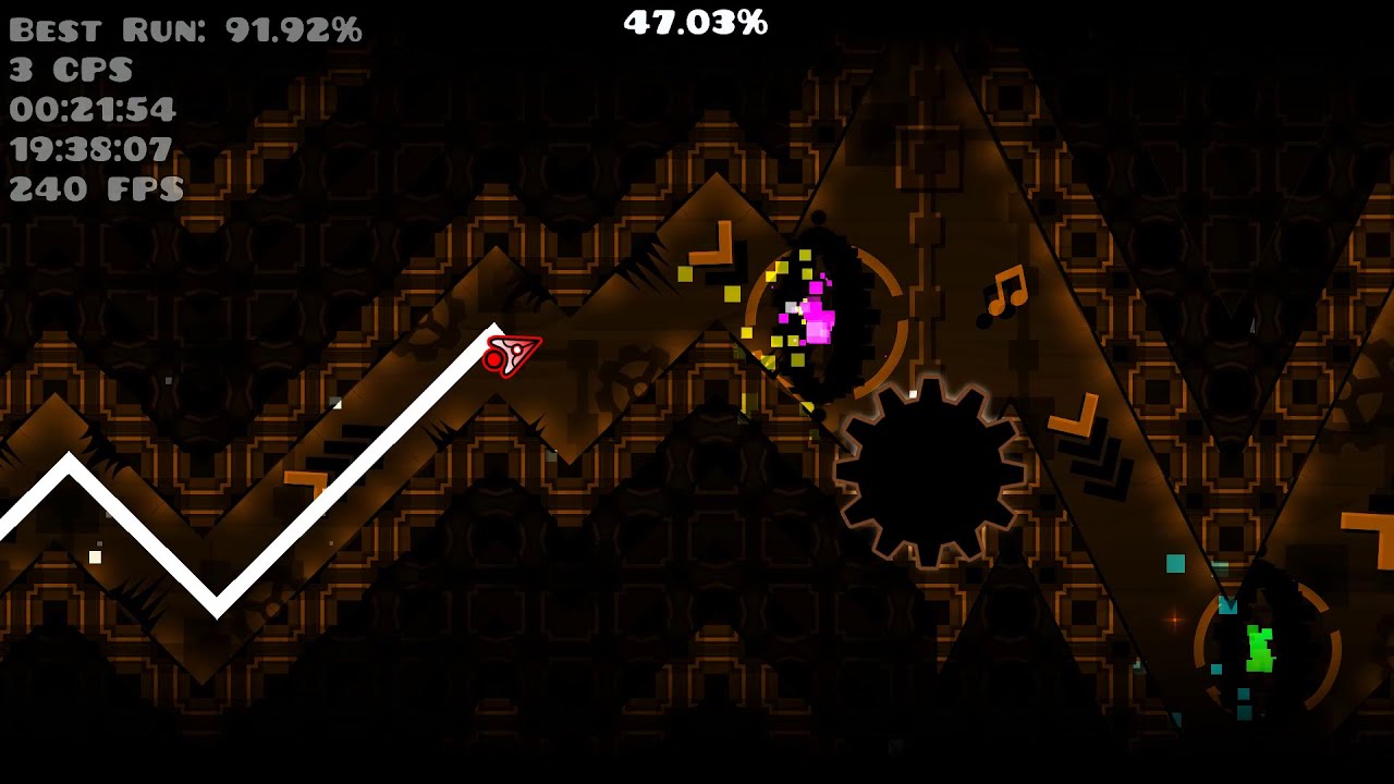 Flat Major (Insane Demon) by EndLevel - 100% | GEOMETRY DASH - YouTube