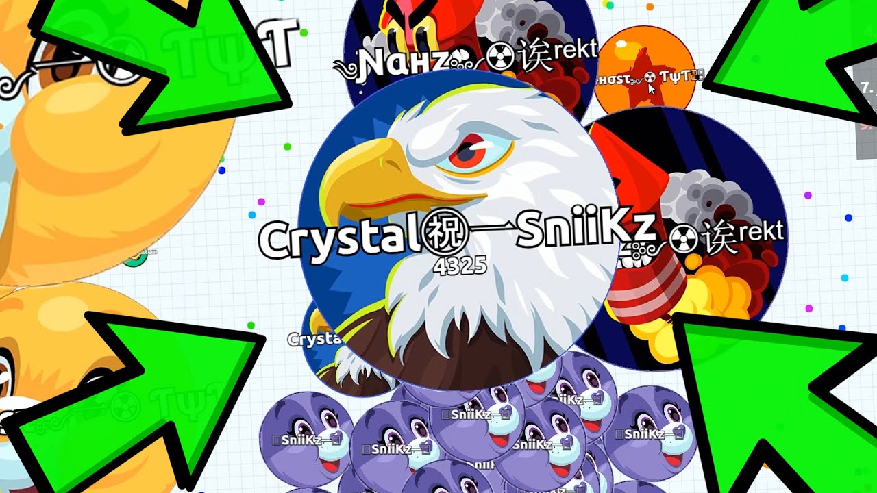 ULTIMATE AMAZING AGAR.IO TRICKS // LEGENDS IN AGARIO CRYSTAL & ZT ...