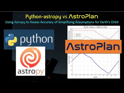 Testing Astropy In My Astroplan DSO Finder Program - YouTube