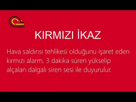Kırmızı İkaz - İkaz Alarm İşaretleri