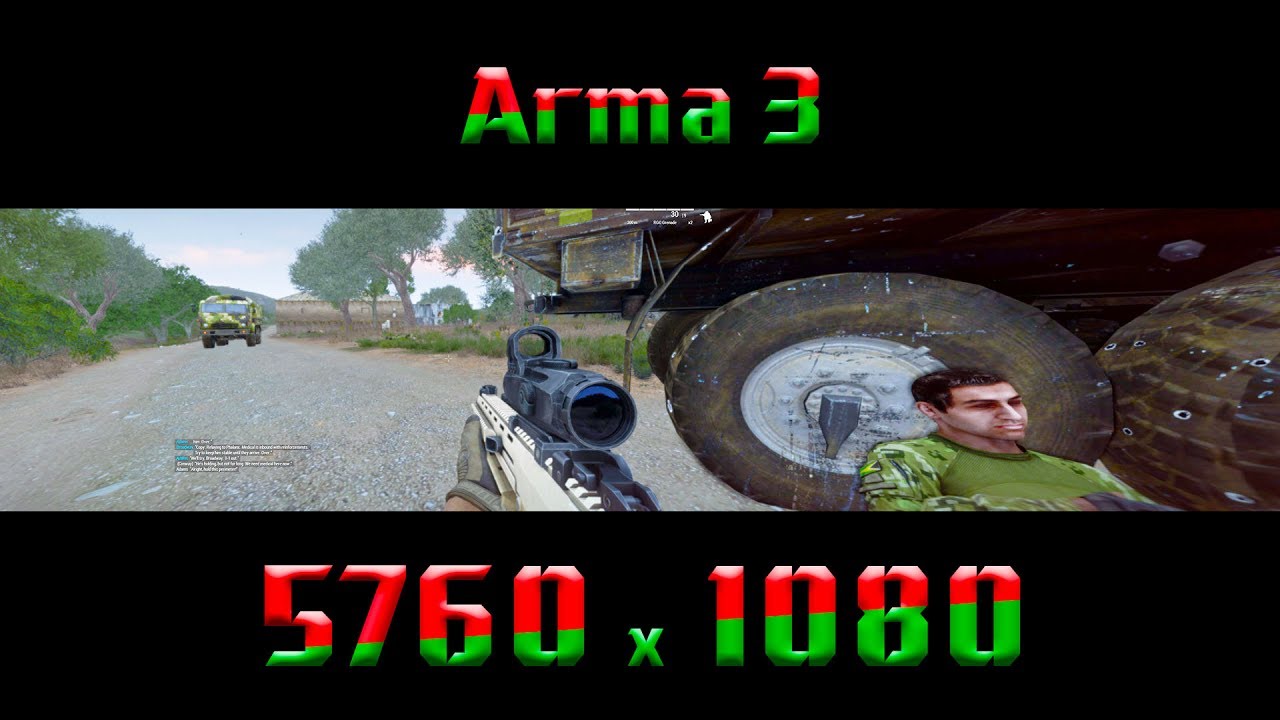 ARMA 3 : 3 screens surround 5760x1080 resolution GTX 1080 Gameplay ...