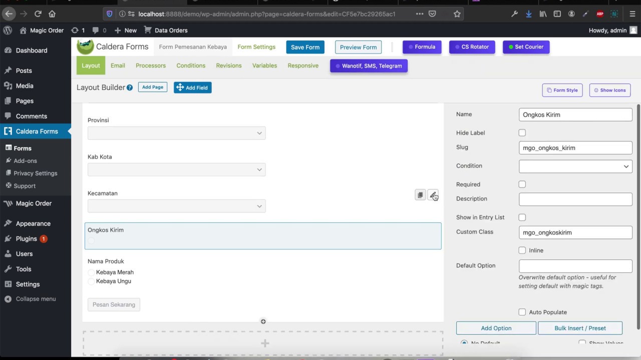 3. Single Courier, Multiple Courier dan Auto Courier di Magic Order ...