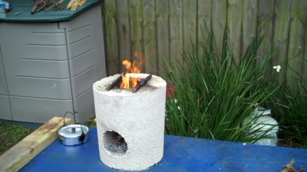 Rocket Stove Test! Boiling Water - YouTube