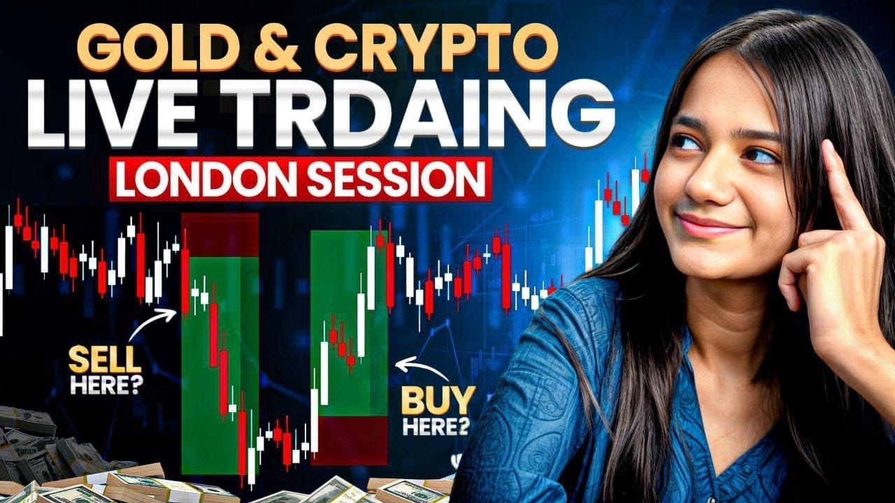 LIVE TRADING & ANALYSIS BTC & GOLD MARKET #livetrading #btc #gold ...