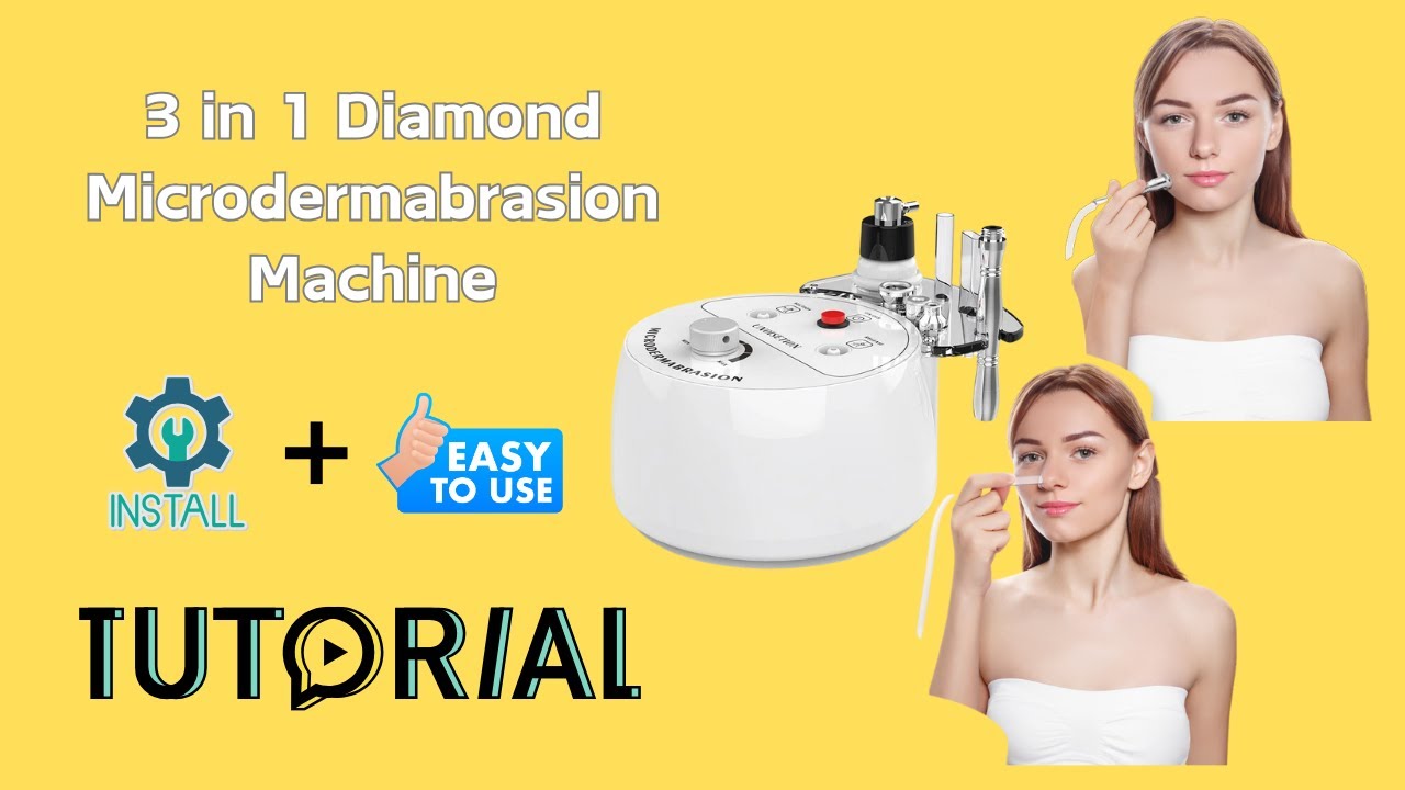 3-in-1 Diamond Microdermabrasion Machine: Full Setup & Beginner ...