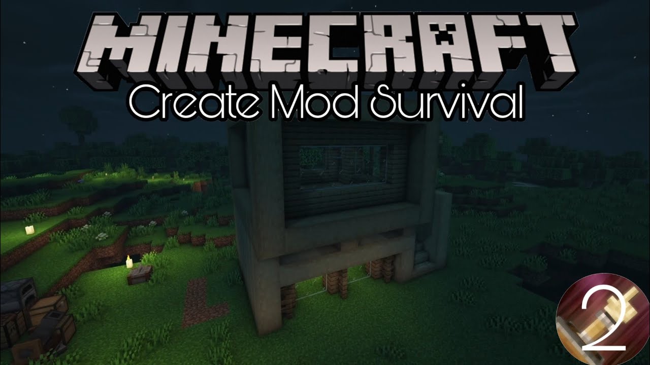 Minecraft Create Mod Survival Indonesia- Schematicannon (2) - YouTube