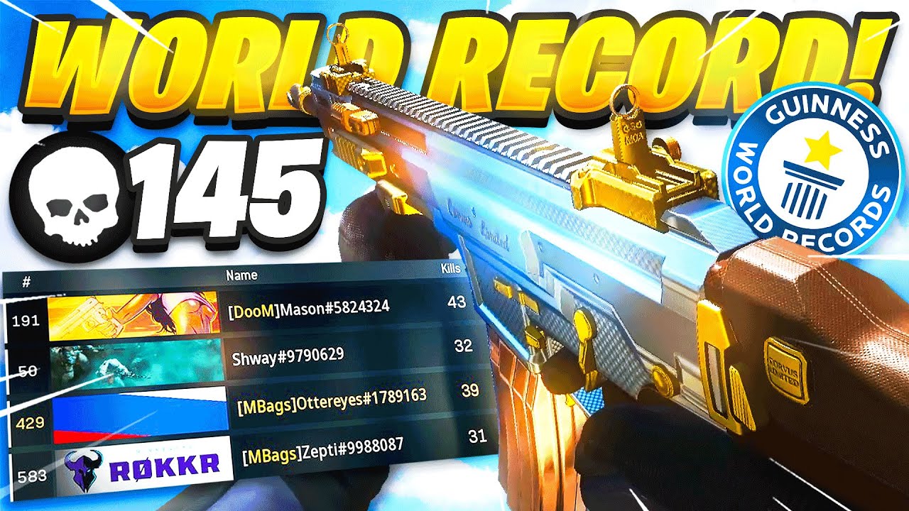 145 KILLS! QUADS WORLD RECORD! (43 SOLO KILLS) - Season 3 Warzone - YouTube