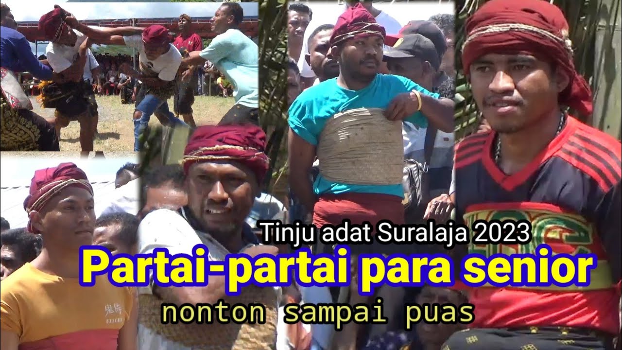 SERU... Enam partai tinju adat kelas berat terbaik || Tinju adat ...