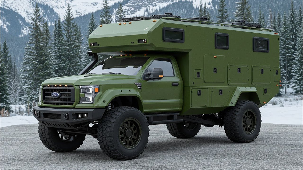 2025 Ford Motorhome Camper Truck: The Ultimate Adventure Vehicle! - YouTube