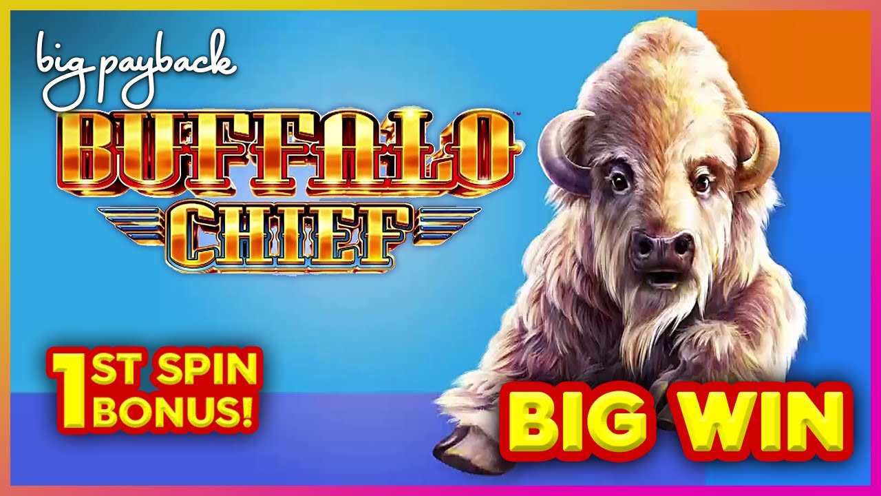 First Spin Bonus, YES!! → BUFFALO CHIEF Slot AWESOMENESS! - YouTube