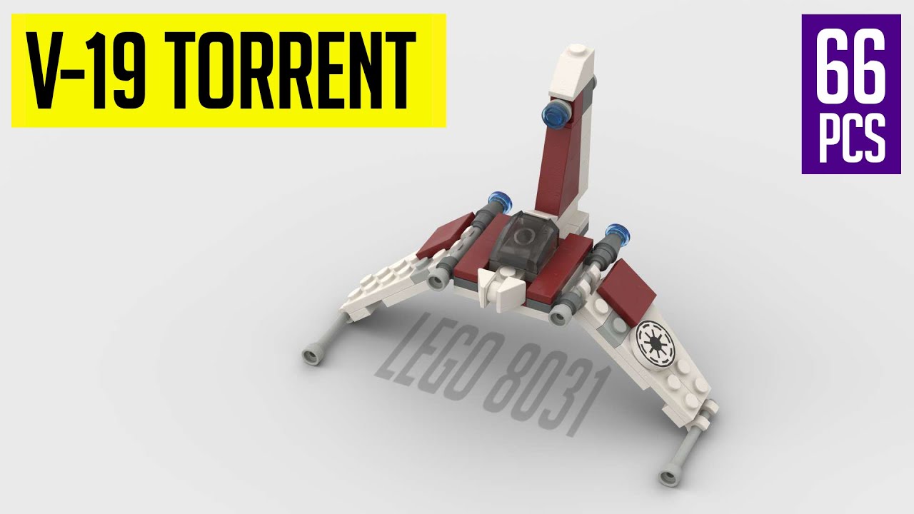 The [Star Wars] V-19 Torrent With Only 66 Pieces From LEGO 8031 ...