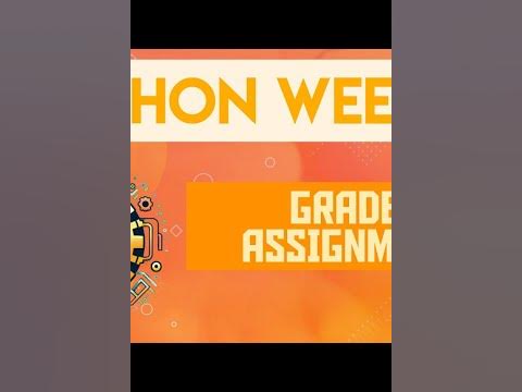 PYTHON | WEEK-10 | GRADED ASSIGNMENT #iitmbsc #iitm #python - YouTube