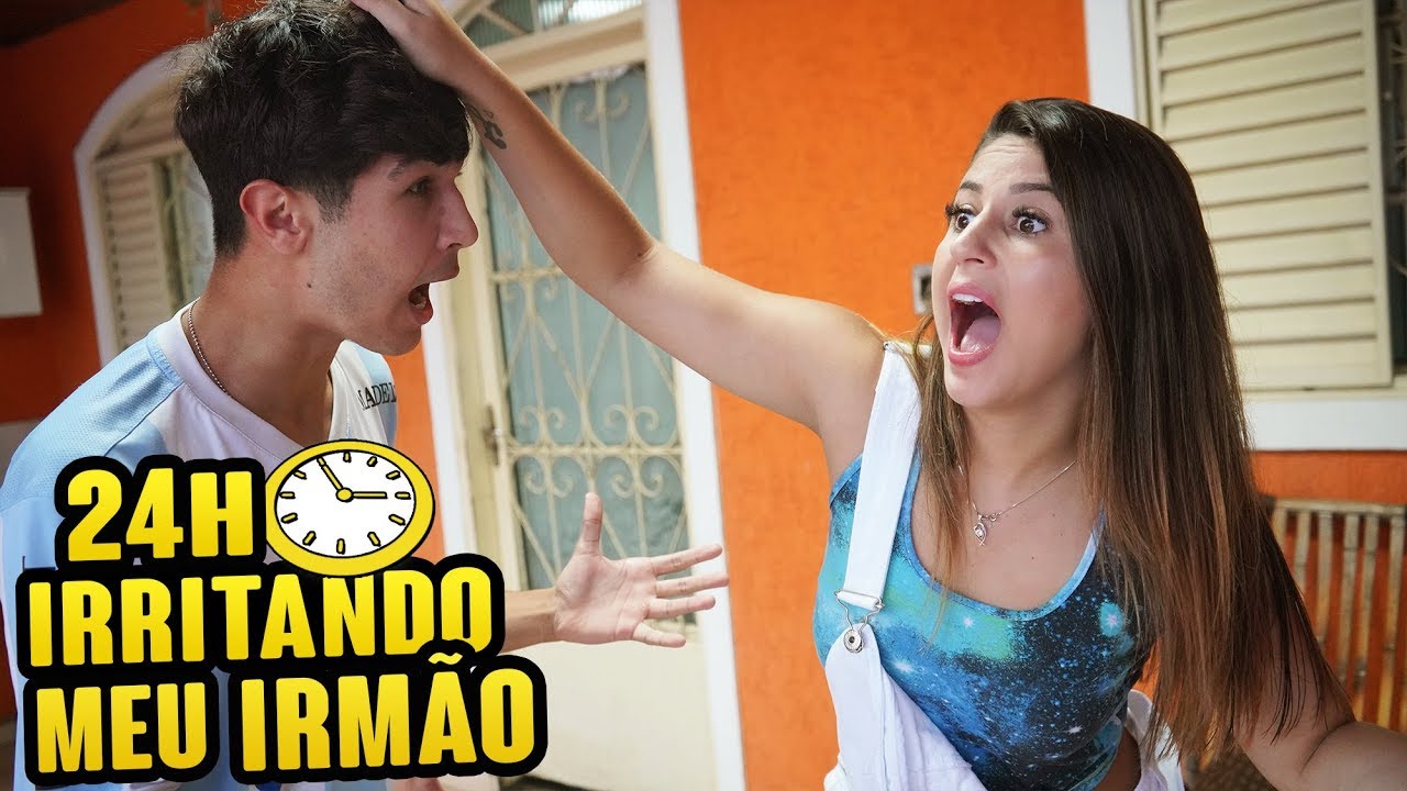 Irritando Meu IrmÃo Por 24h Youtube