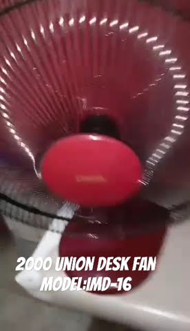 2000 Union Desk Fan Model:IMD-16 - YouTube