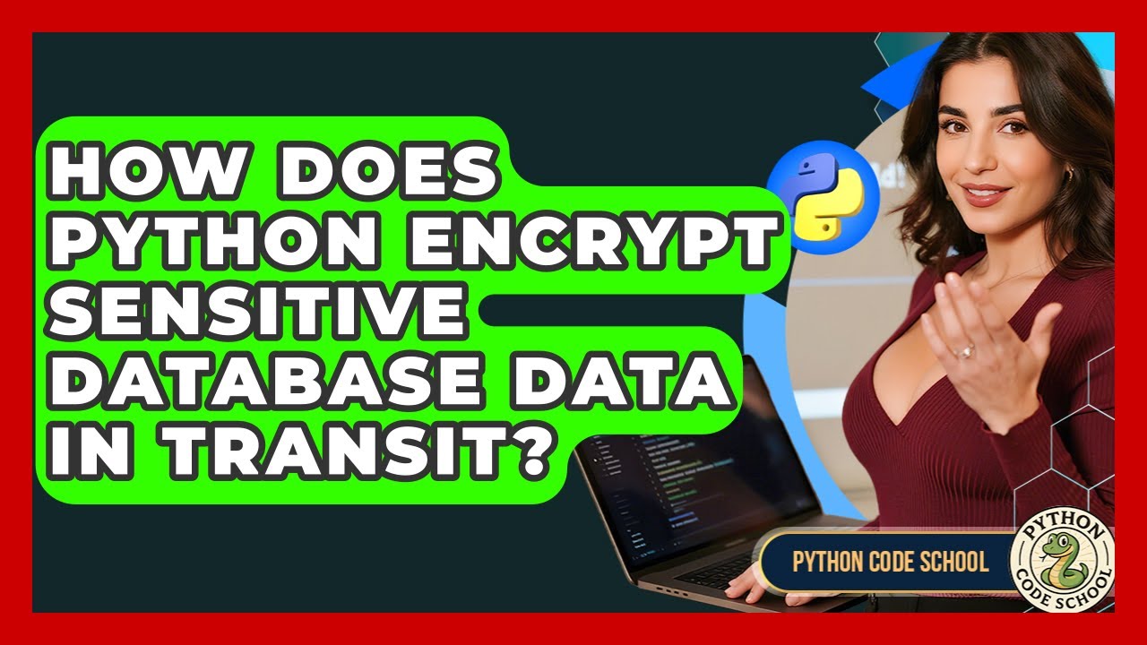 How Does Python Encrypt Sensitive Database Data In Transit? - Python Code School - YouTube
