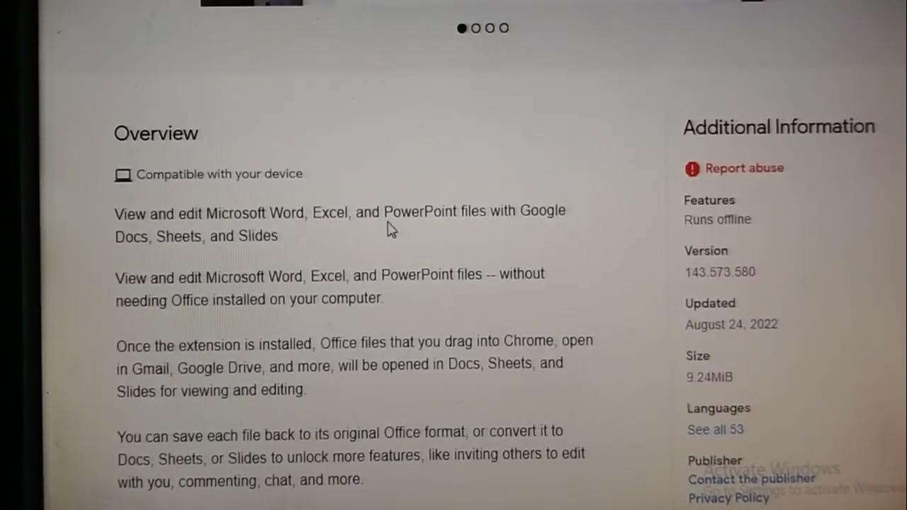 office Editing for docs sheet & Slides office file chrome extension - YouTube