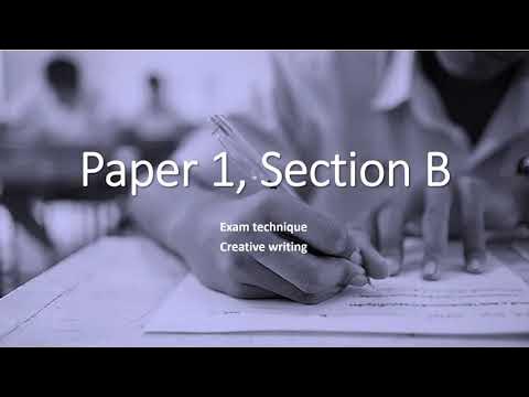 GCSE English Language - Paper 1, Section B - YouTube