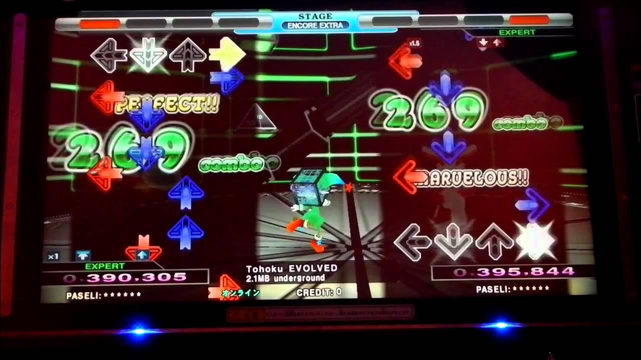 [DDR X3] Tohoku EVOLVED [Single-EXPERT] 455歩目（停止→超加速）まで - YouTube