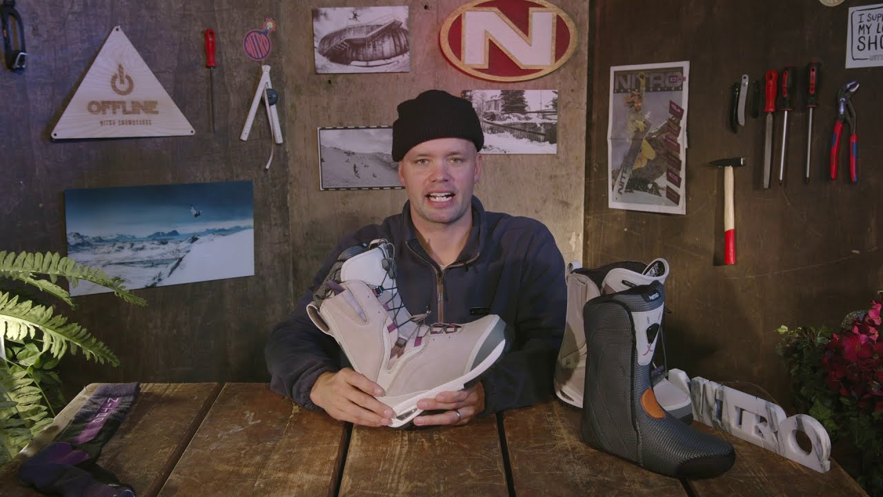 2022 Nitro Women´s Bianca TLS Snowboard Boot Preview - YouTube