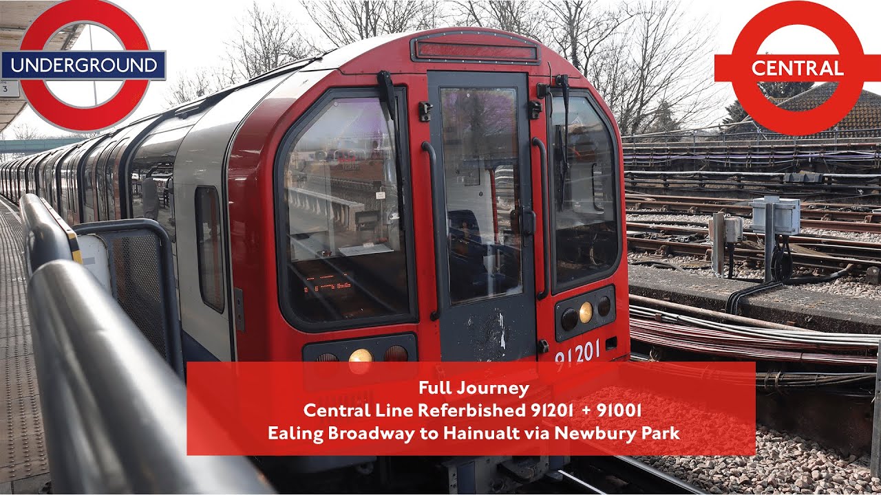 Full Journey | Central Line Refurbishment to Hainault via Newbury Park ...