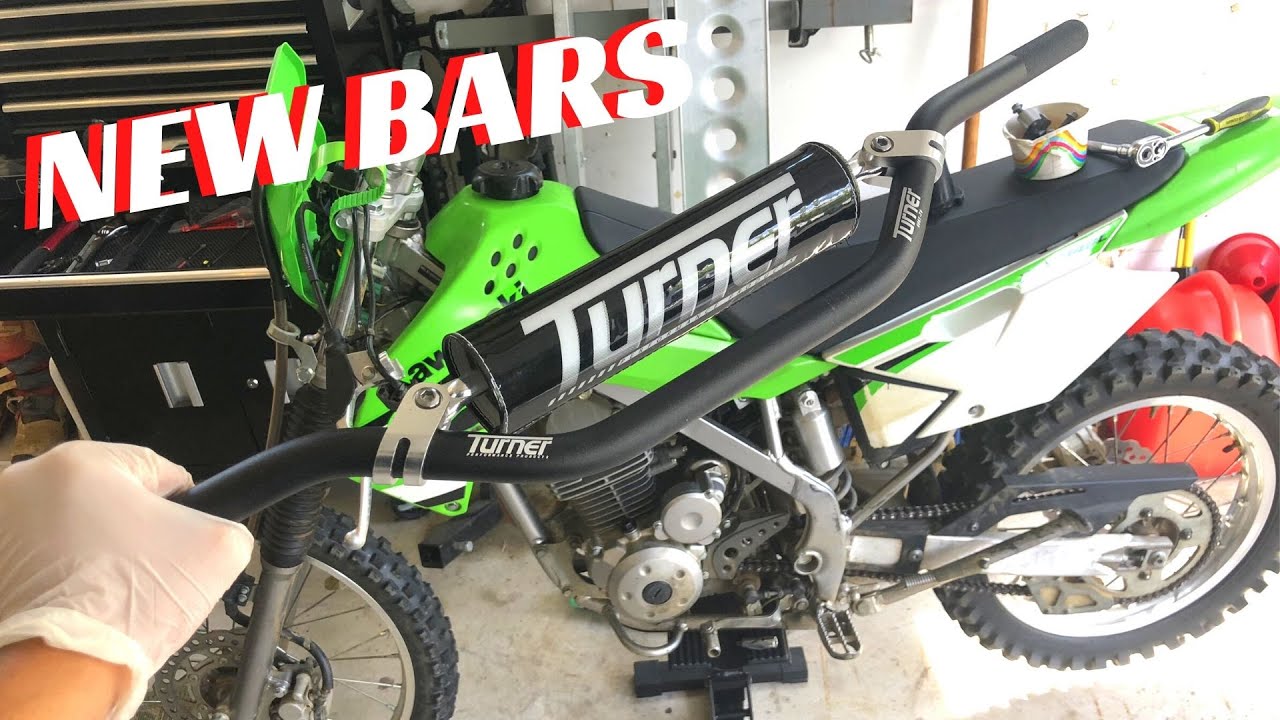 KLX140 BUILD SERIES EP 2: NEW BARS - YouTube