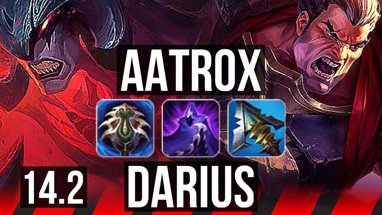 AATROX vs DARIUS (TOP) | Comeback, 300+ games | KR Master | 14.2 - YouTube