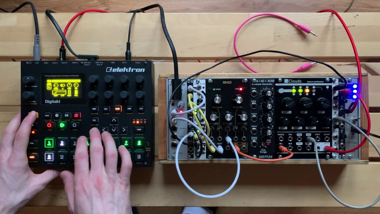 Dissonant | Elektron Digitakt & 60hp Modular Synth (Mutable Instruments ...