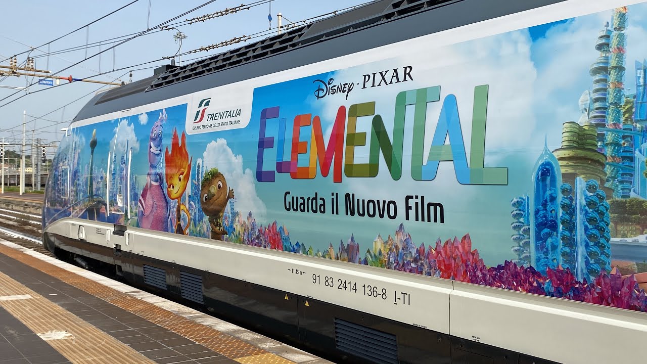 LOCOMOTORI E414 “ELEMENTAL DISNEY PIXAR” di Trenitalia… - YouTube