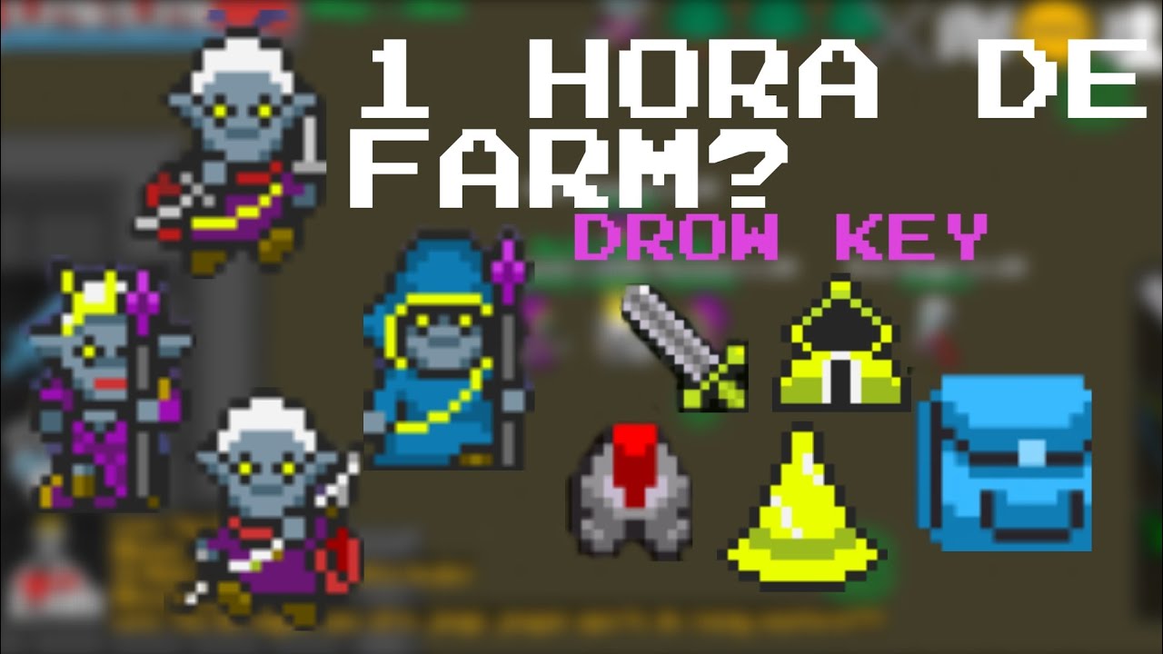 Rucoy Online - 1 Hora de Farm en Drow Key ¿Valió la Pena? - YouTube