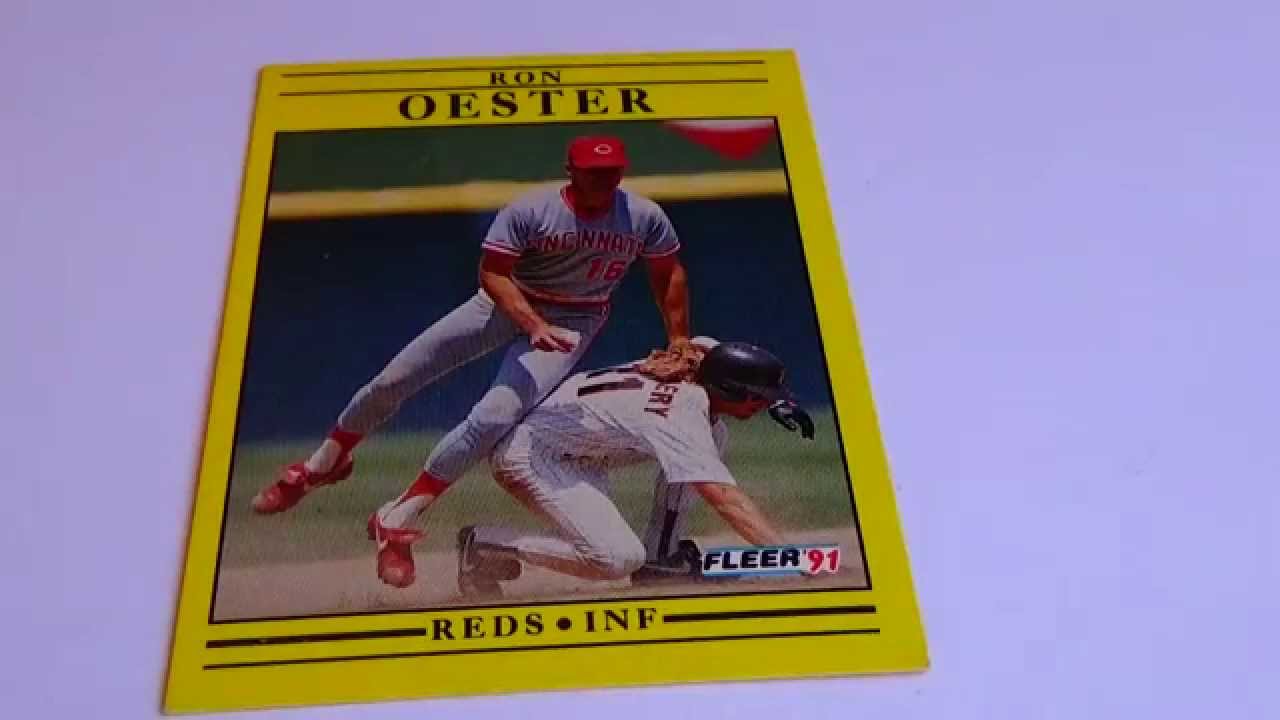 Fleer 91 Baseball Sports Card Collection ( Part-1) - YouTube