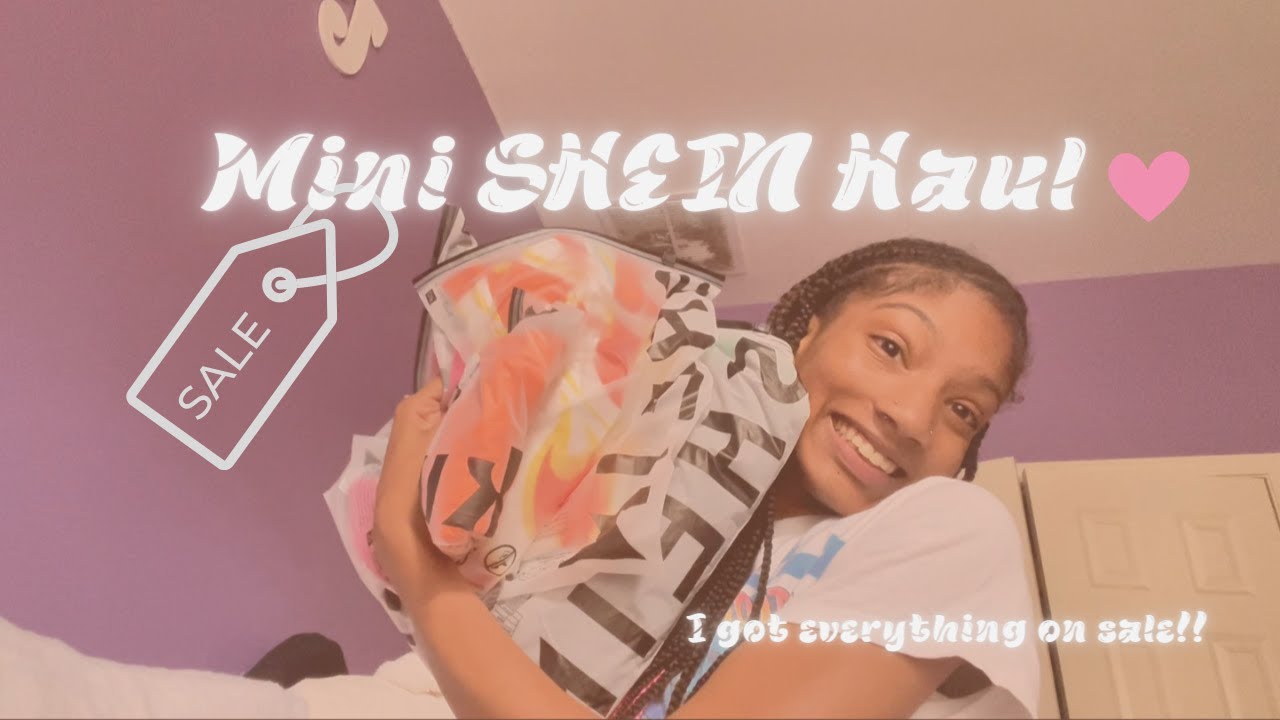 *Mini* Shein Haul | HUGE Summer Sale - YouTube
