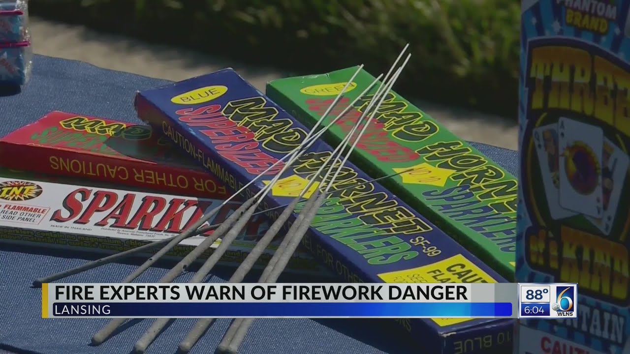Fire Experts Warn of Firework Danger - YouTube