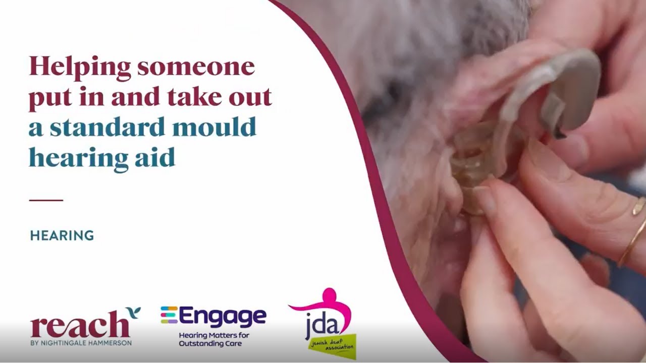 How to Insert & Remove a Hearing Aid with a Standard Mould | Step-by-Step Guide for Carers - YouTube