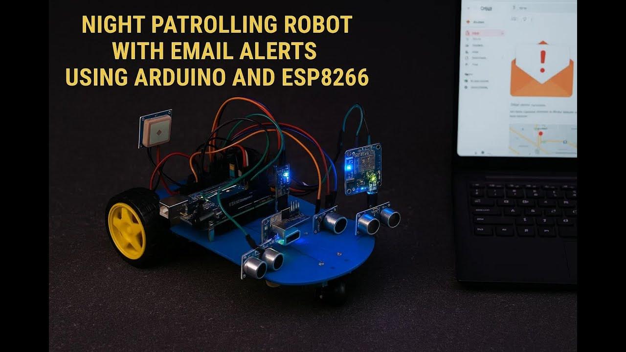 Night patrolling Robot with Email Alerts - YouTube