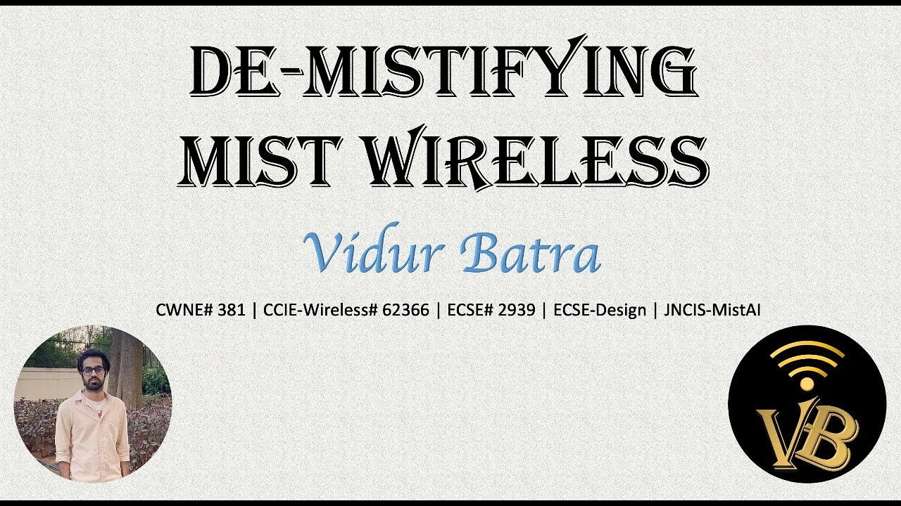 Mist Wireless - Design and Configuration Best Practices - YouTube