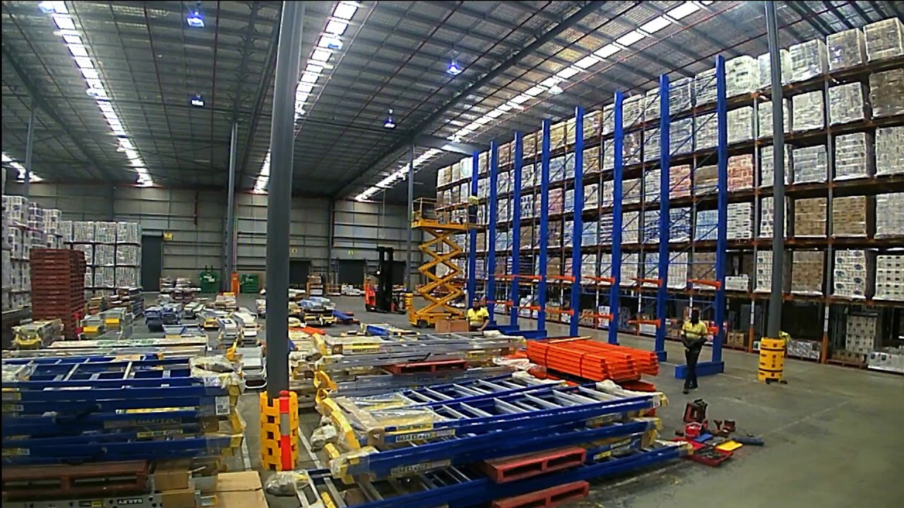 Cantilever Racking - Linfox - YouTube