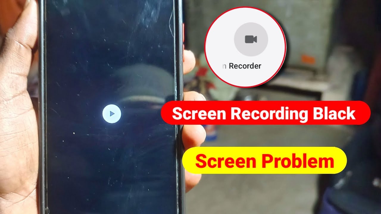 Screen recording black screen problem | Screen recorder black screen problem | black screen ...