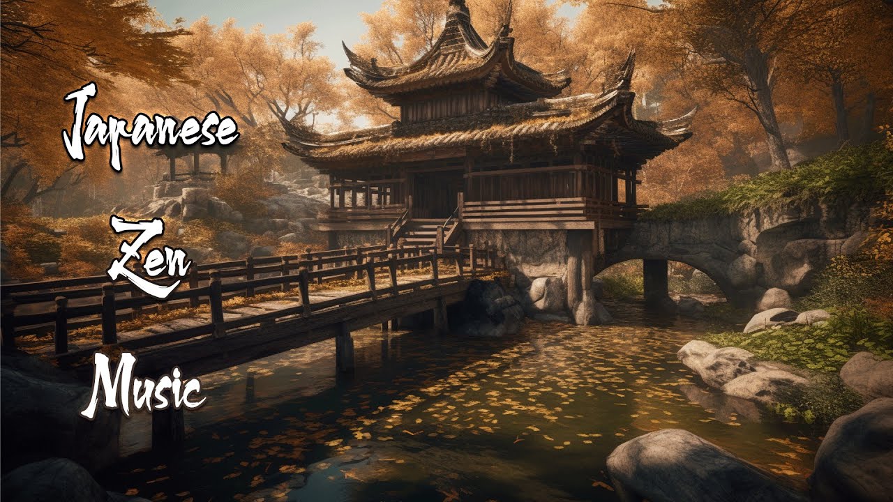 Japanese landscape with Zen Music background [Sleep, Meditate, Study ...