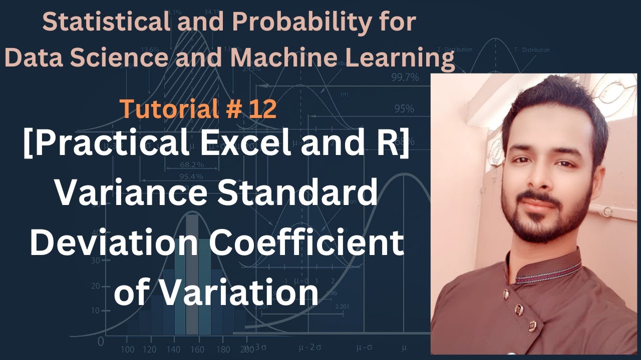 Tutorial 12: [Practical Excel and R] Variance Standard Deviation ...