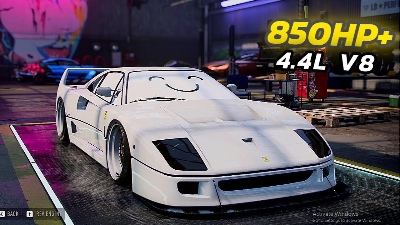 I Built the FASTEST FERRARI F40 in Need for Speed Heat - YouTube