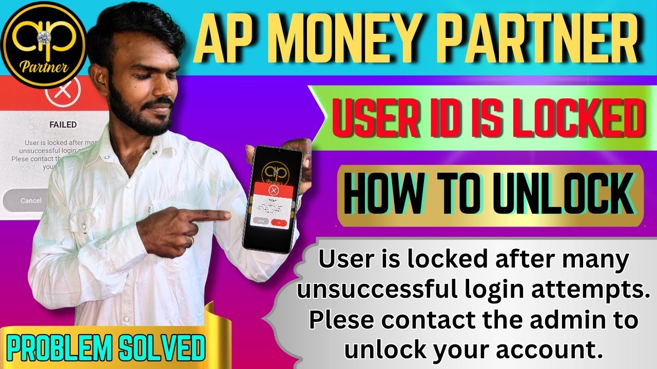 AP Money Partner User is locked after many unsuccessful login attempts ...