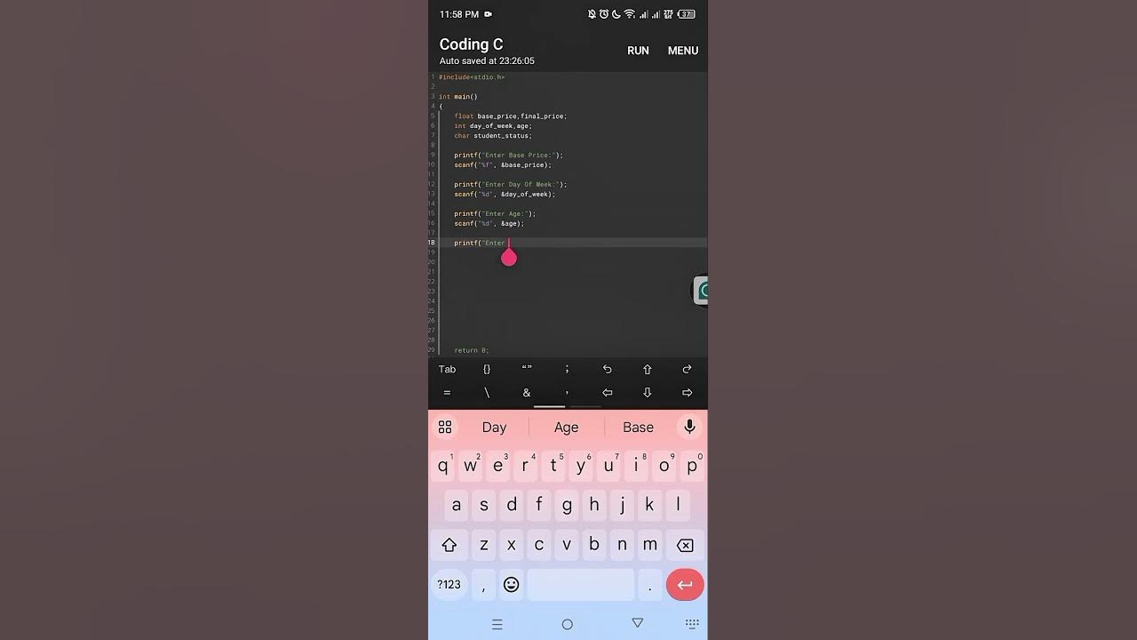 "Coding Dynamics Festival Ticket Pricing Using Coding C" - YouTube