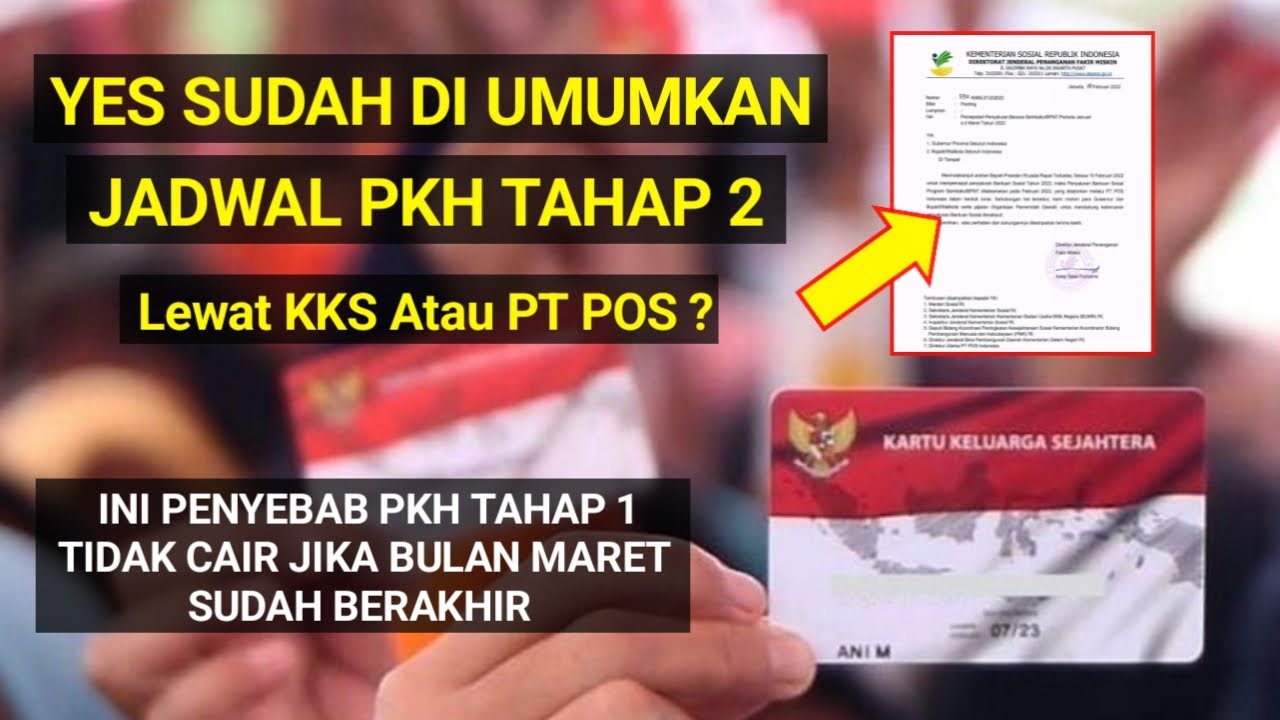 BARU SAJA DI UMUMKAN JADWAL PENCAIRAN PKH TAHAP 2 DAN BPNT | PKH TAHAP 2 2023 KAPAN CAIR - YouTube