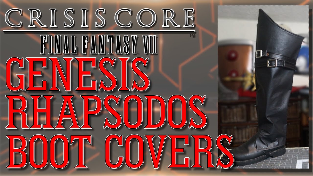 Making Boot Covers For My Genesis Rhapsodos Cosplay! - YouTube
